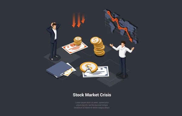 5,713,313 Stock market crash illustration Vector Images | Depositphotos
