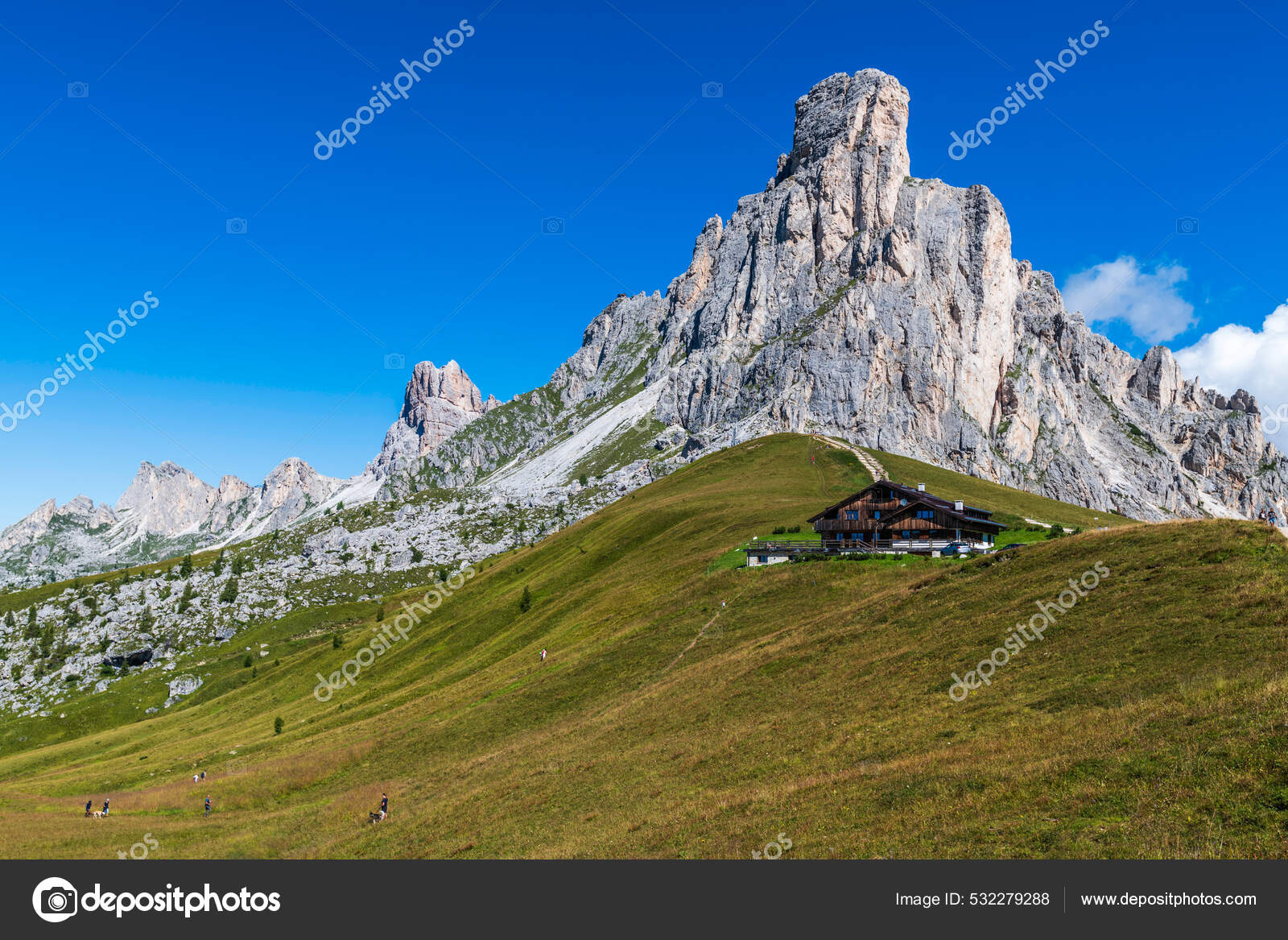 Torri Belluno Veneto Italy Cinque Torri Landscape Five Towers Summer ...