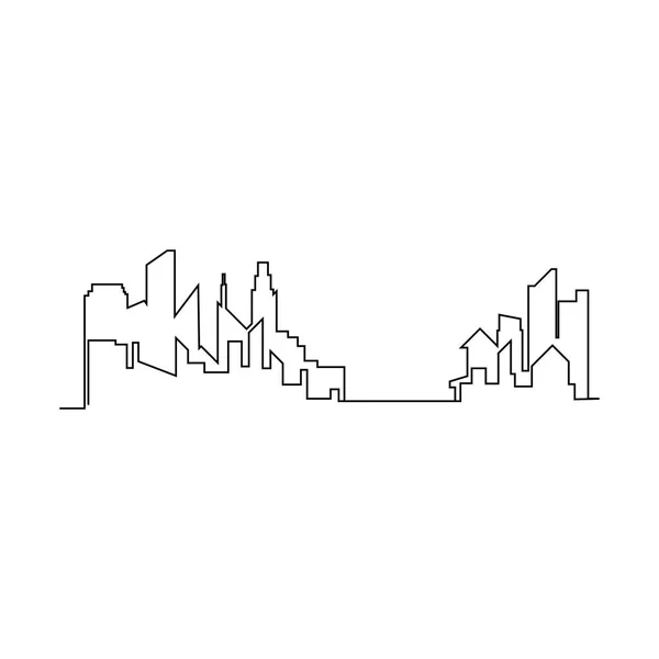 Urban skyline outline Stock Photos, Royalty Free Urban skyline outline ...
