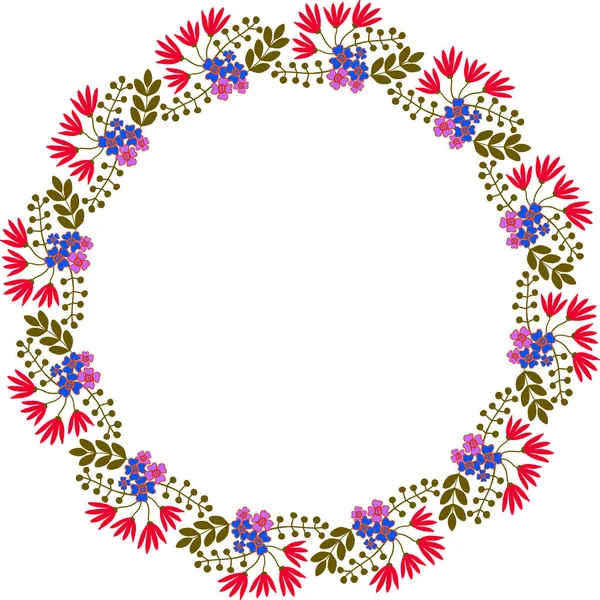 Round flower border Stock Photos, Royalty Free Round flower border ...