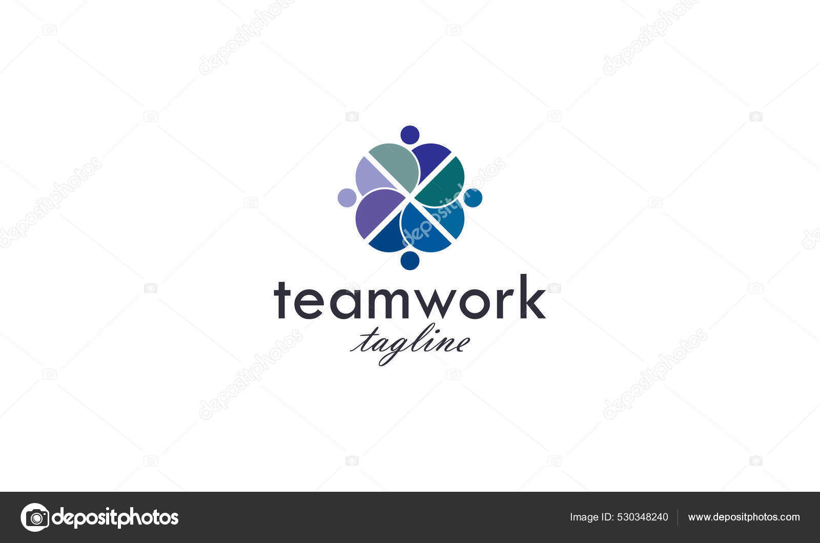 Abstract Teamwork Diversity Group Unity Integrity Logo Design Template ...