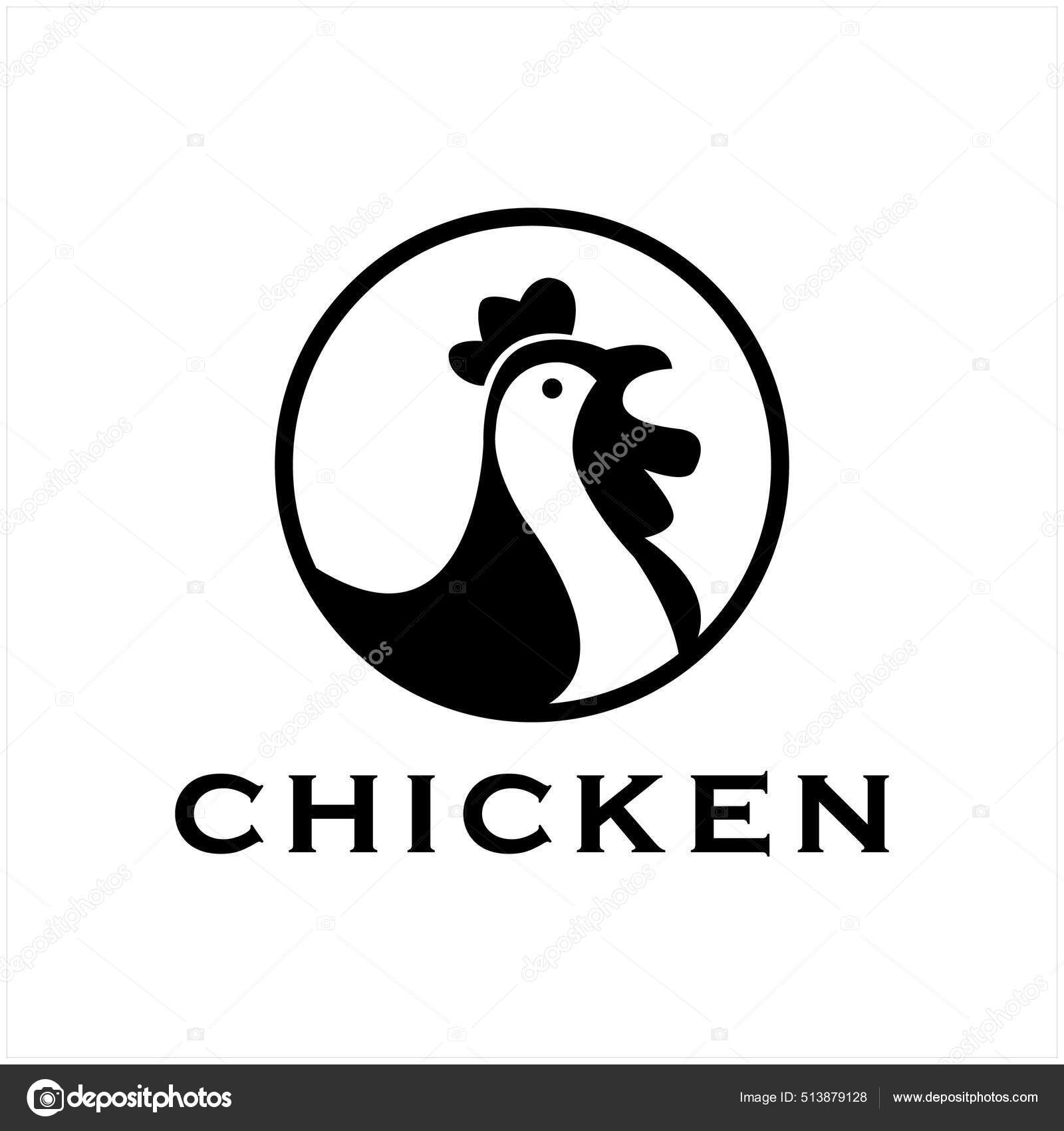 Plantilla Diseño Logotipo Pollo Vector de stock #513879128 de ©banjurart