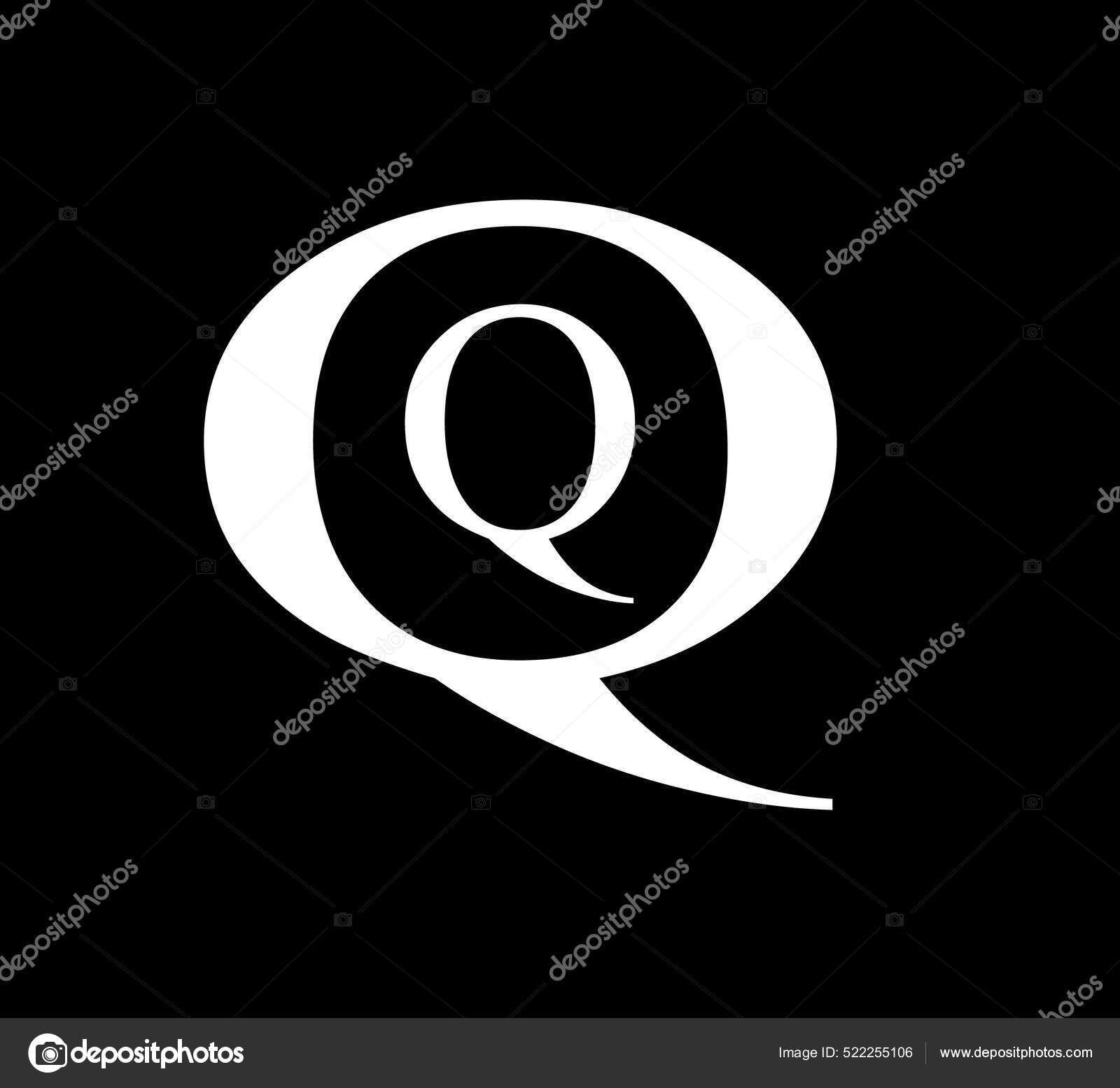 Simple Logo White Color Black Background — Stock Photo © andreas.wisnu ...