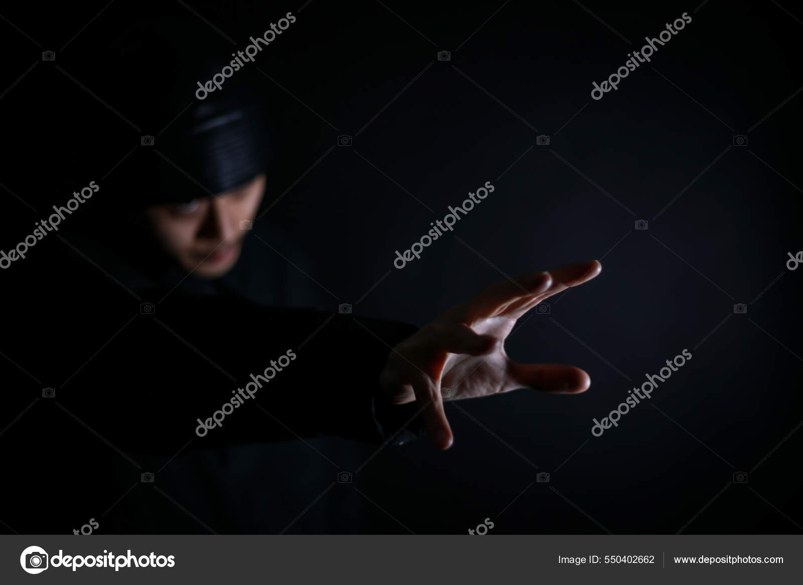 Image Man Reaching Out — Stock Photo © yamasan #550402662