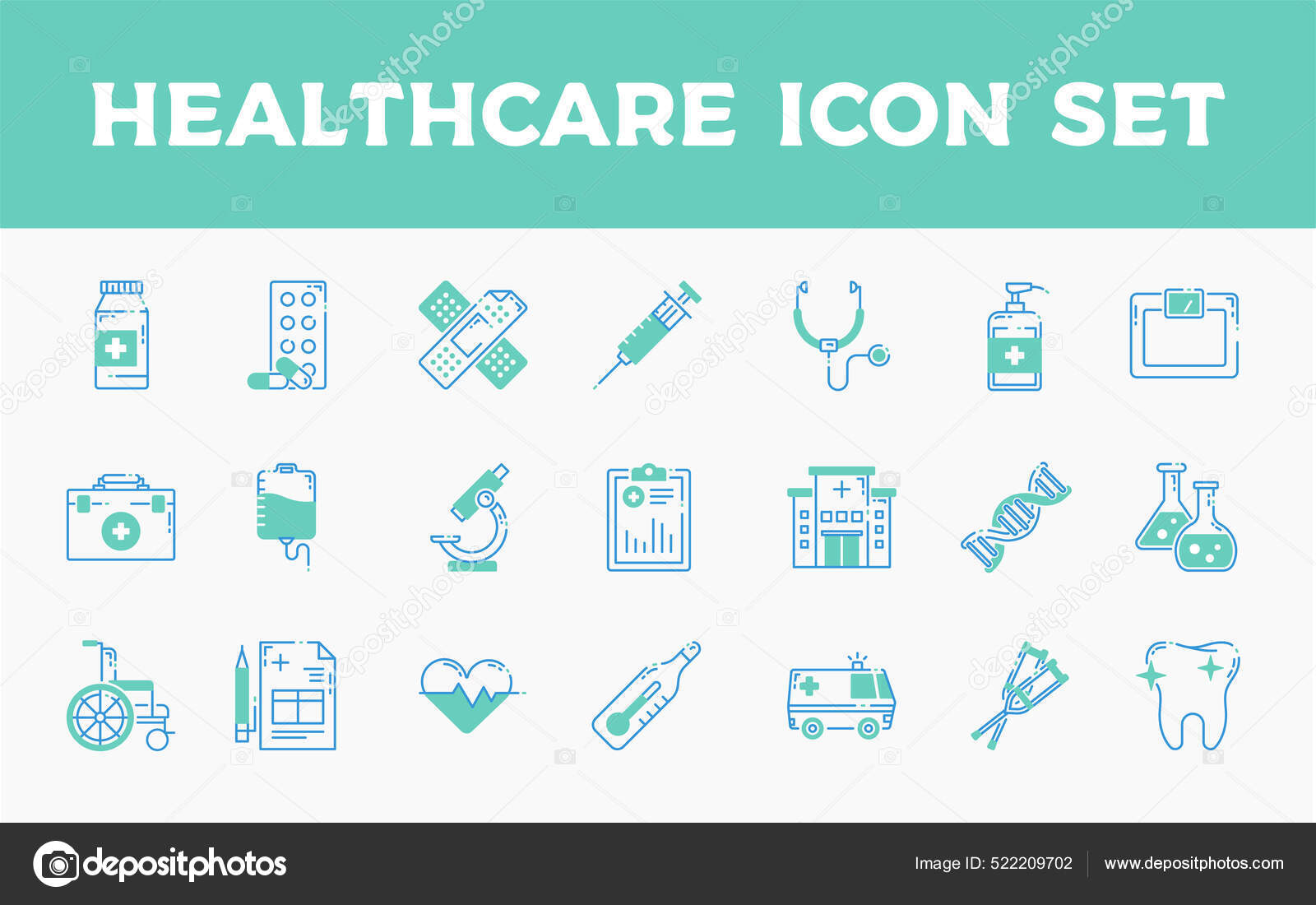 Healthcare Icon Set App Website Others Stock Vector by ©ryansultan17 ...