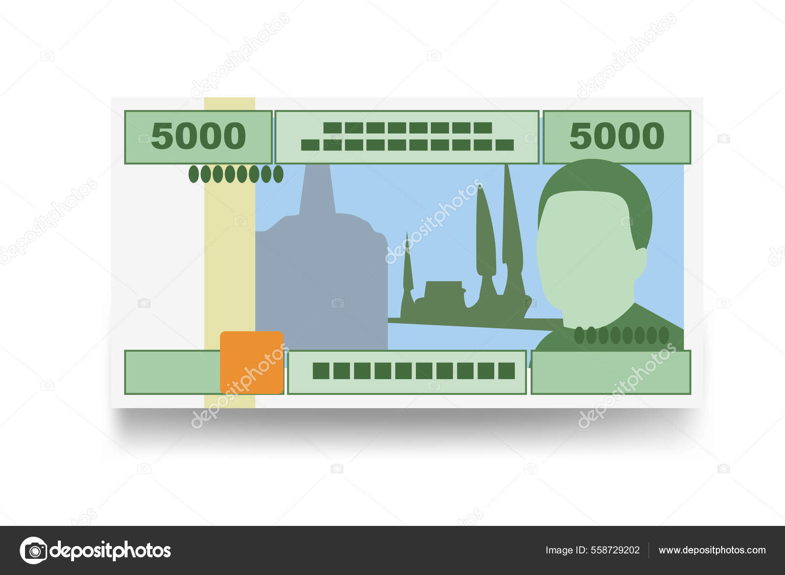 Cfa Franc Beac Vector Illustration Central African Frank Money Set ...