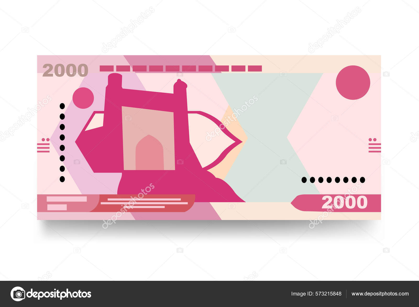 Uzbekistan Sum Vector Illustration Uzbek Money Set Bundle Banknotes ...