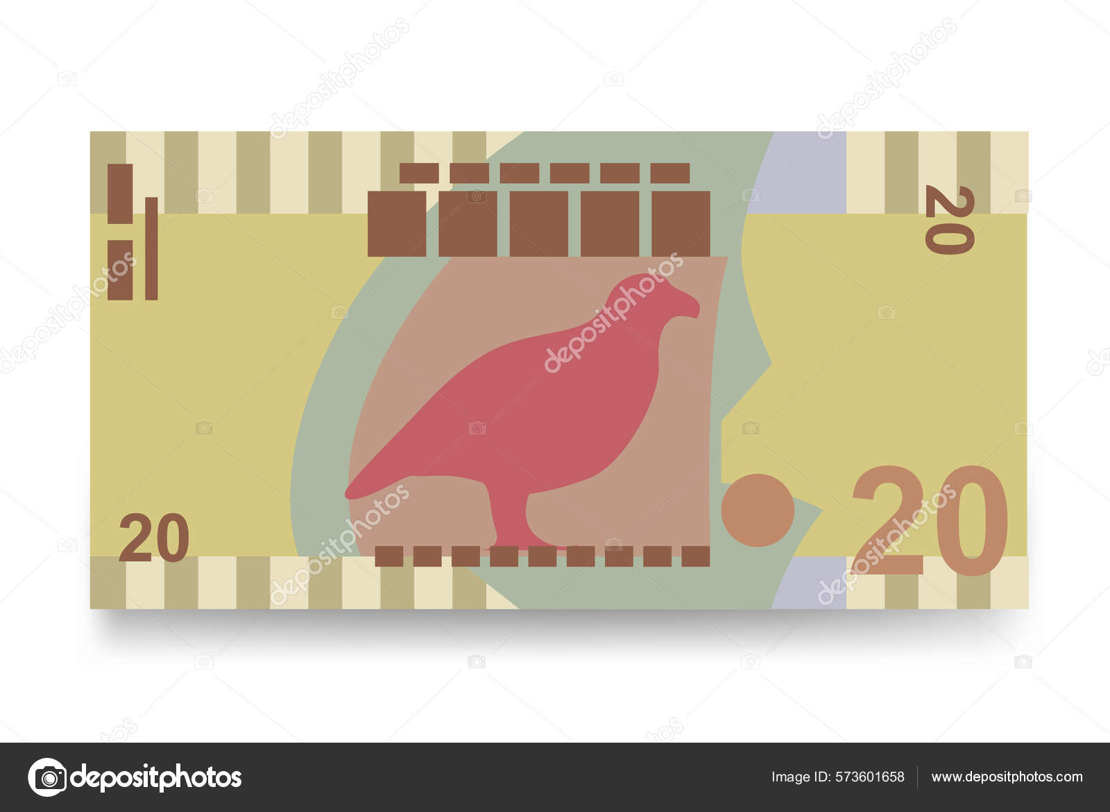 Samoan Tala Vector Illustration Samoa Money Set Bundle Banknotes Paper ...