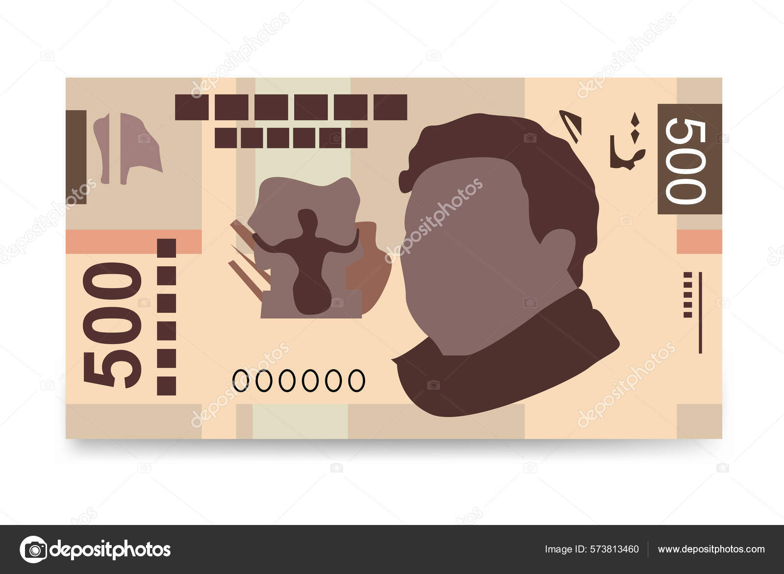 Peso Mexicano Vector Ilustración Dinero México Fijó Los Billetes Papel ...