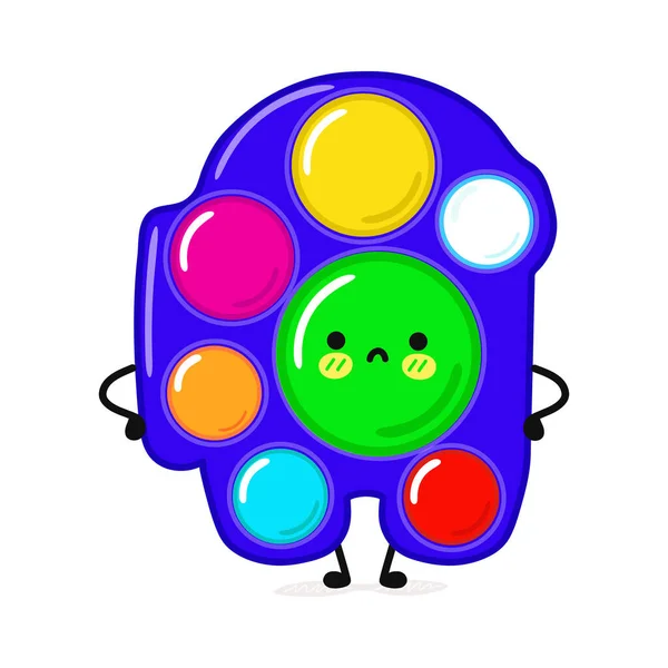 Cute Funny Simple Dimple Character Vector Hand Drawn Cartoon Kawaii ...