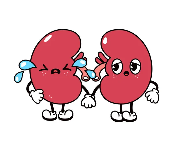 Cute Funny Pancreas Waving Hand Character Vector Hand Drawn Traditional ...