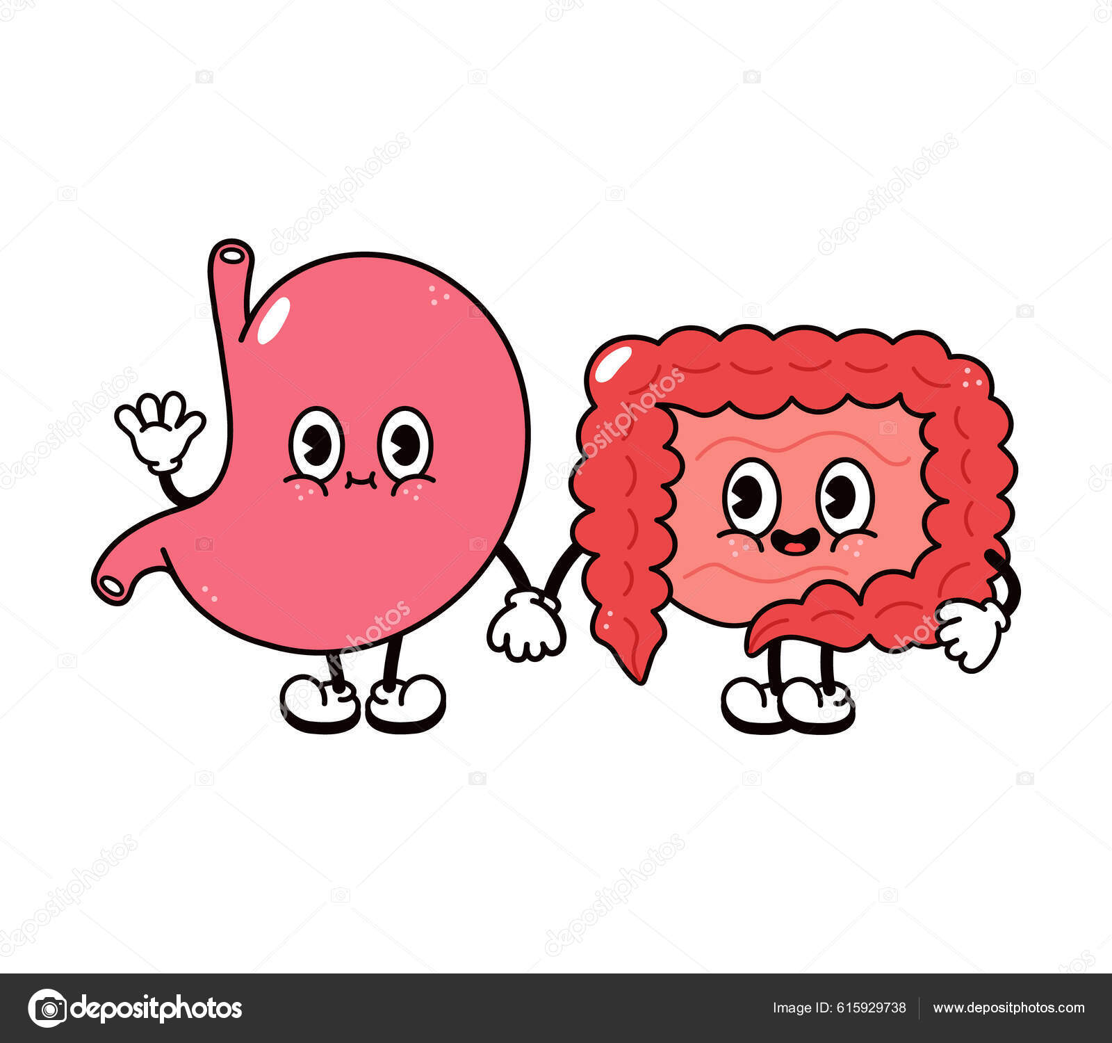 Cartoon Intestines