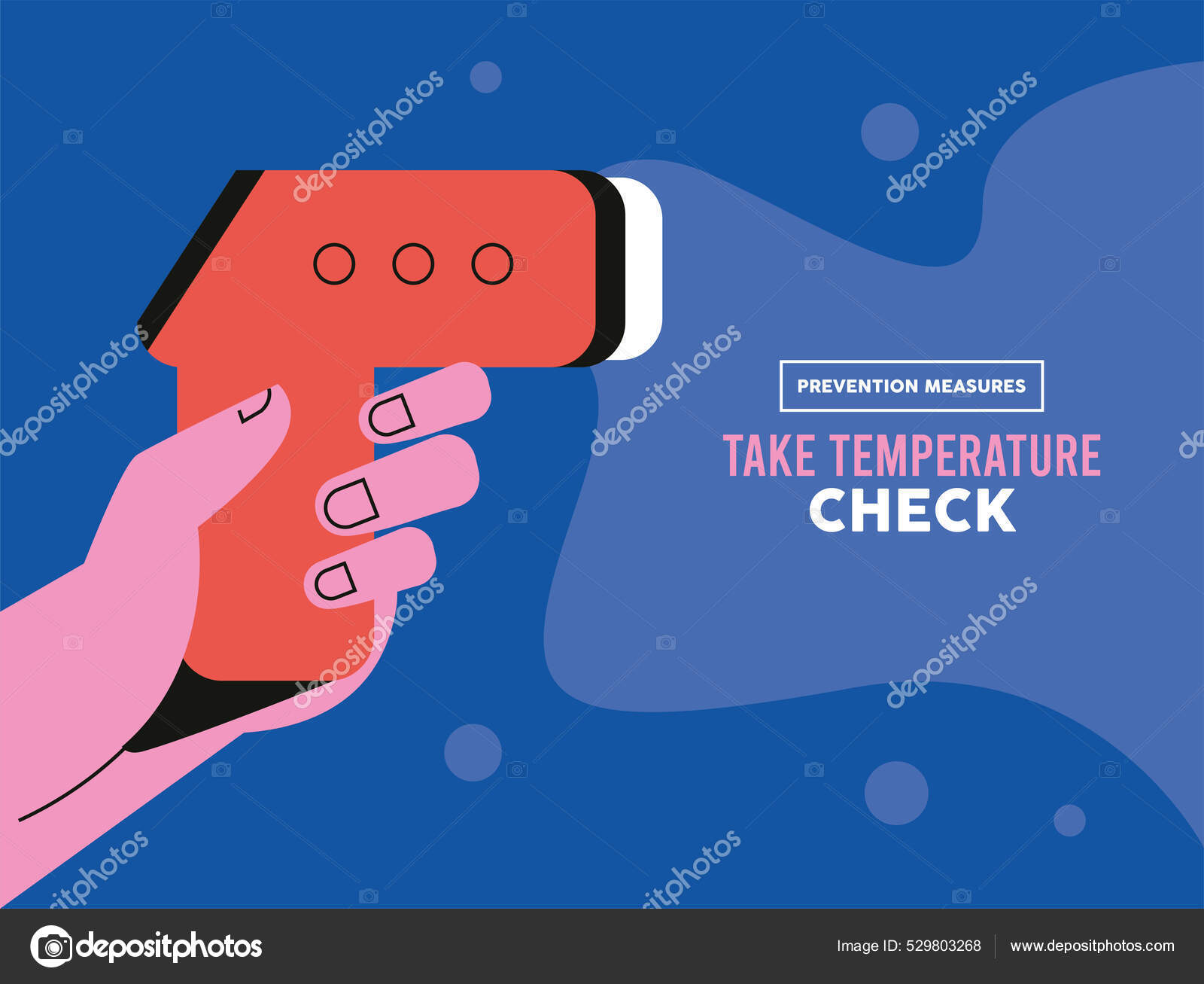 Take temperature check rule Stock Vector Image by ©jemastock #529803268