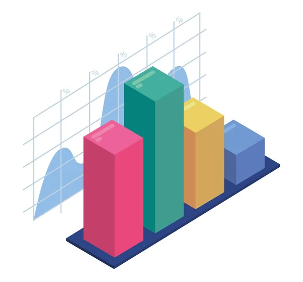 Isometric Statistics Bars Infographic Icon Stock Vector Image by ©jemastock #598441976