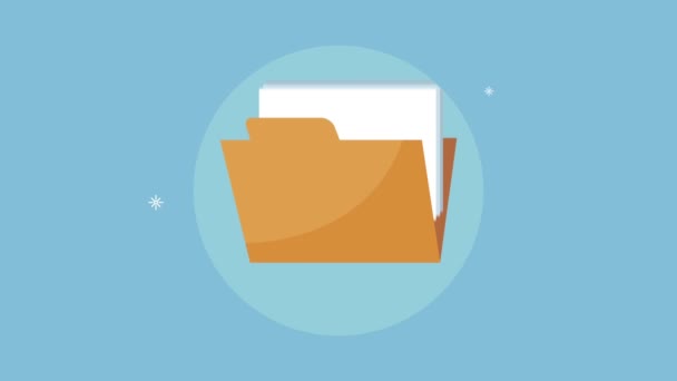 Orange file folder icon Stock Vector Image by ©polesovsky #16039051