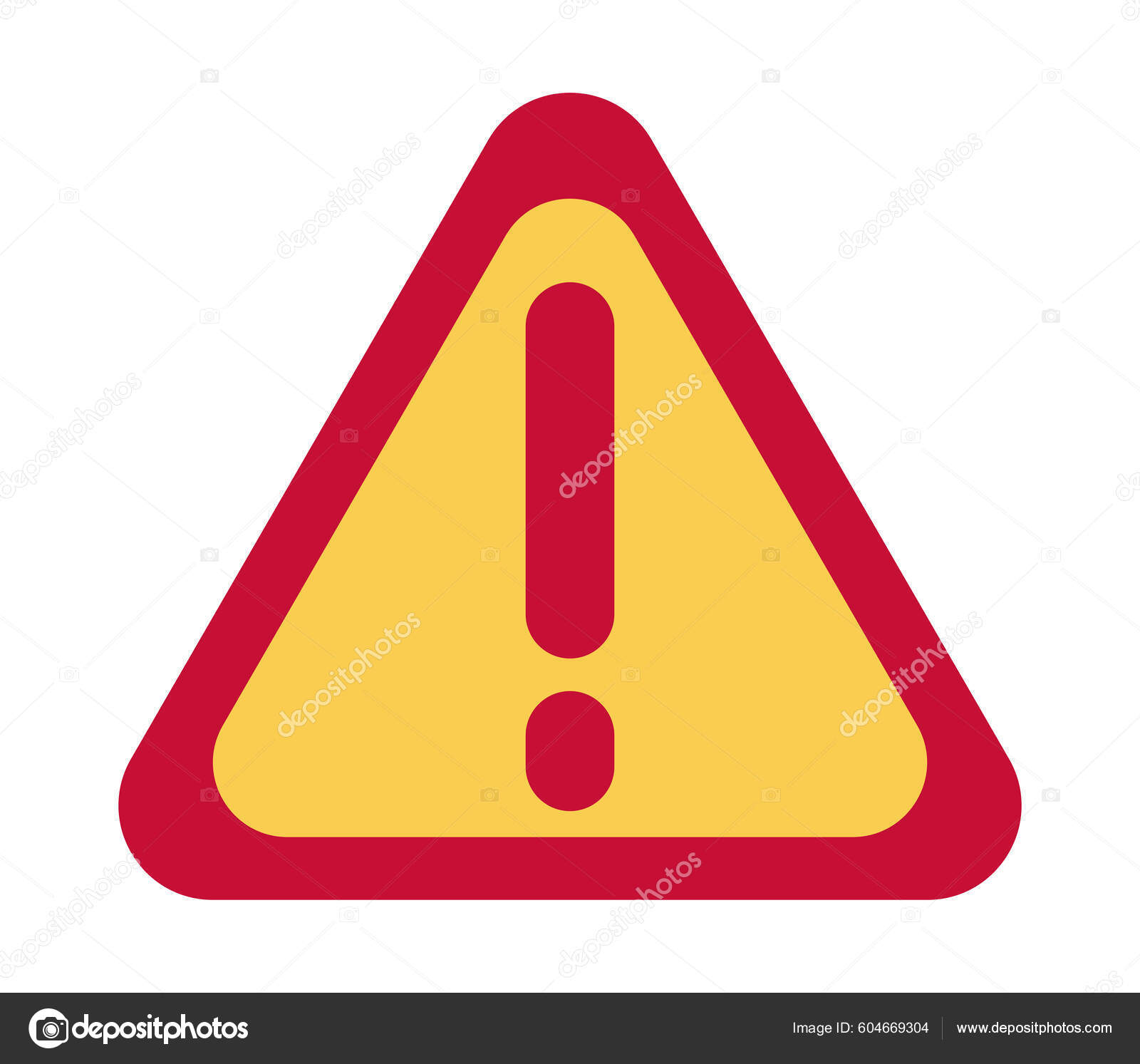 Alert Symbol Triangle Signal Stock Vector by ©jemastock 604669304