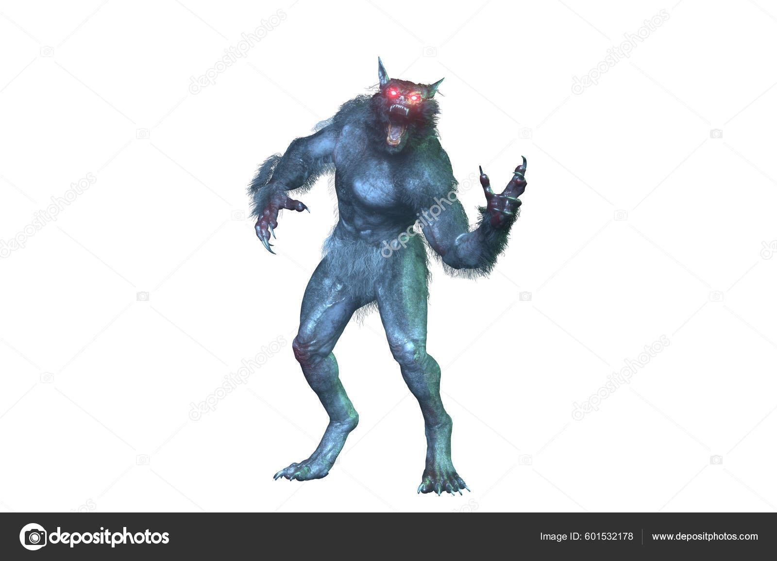 Werewolf Halloween White Background Render Stock Photo by ©DenisSmile ...