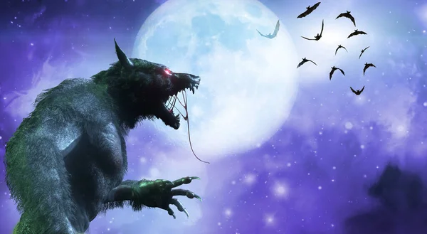 Werewolf Halloween White Background Render Stock Photo by ©DenisSmile ...