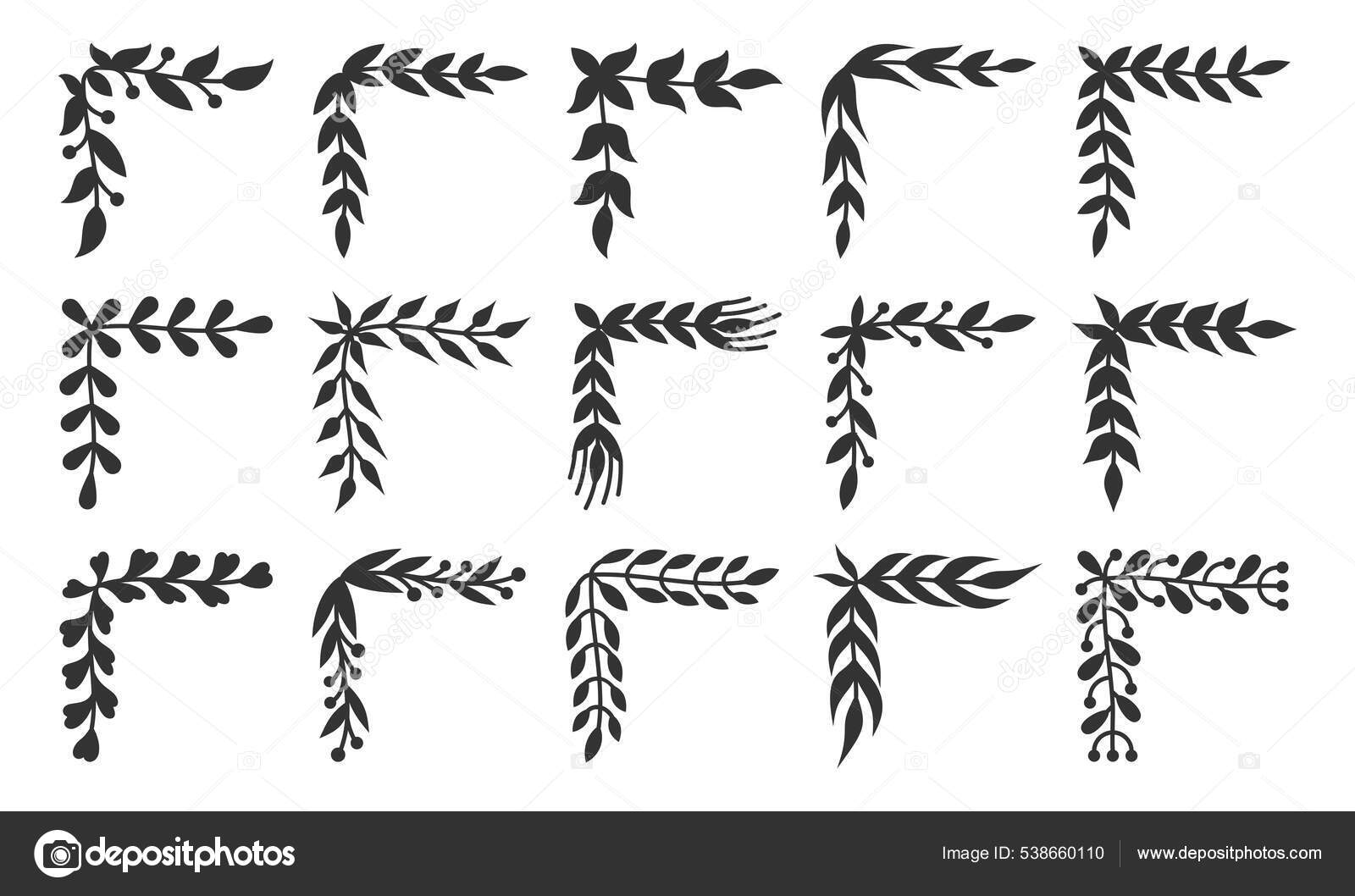 Lined Border Frame Silhouette