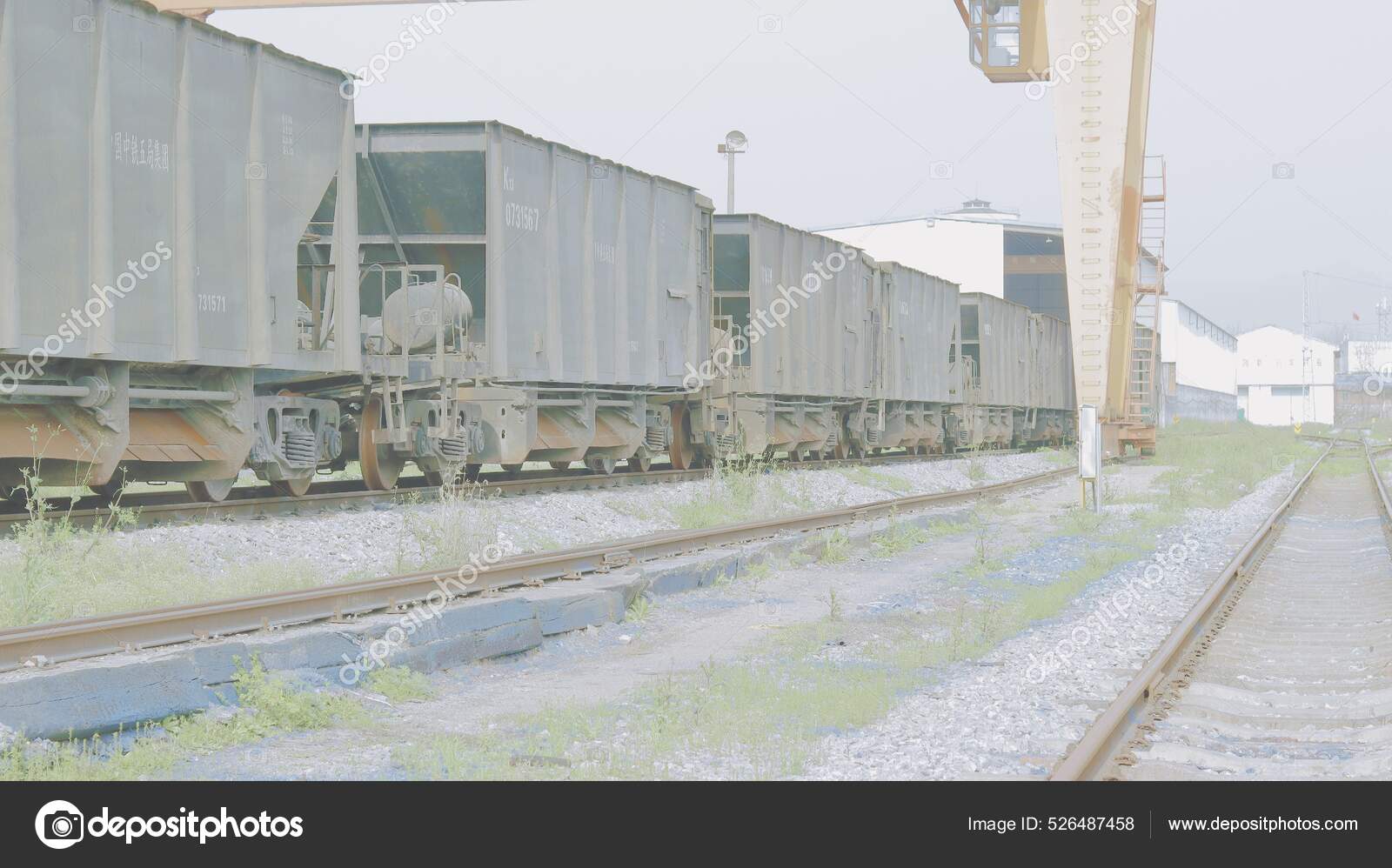 Railway Station Railroad Tracks Rails Train Freight Trains Transport ...