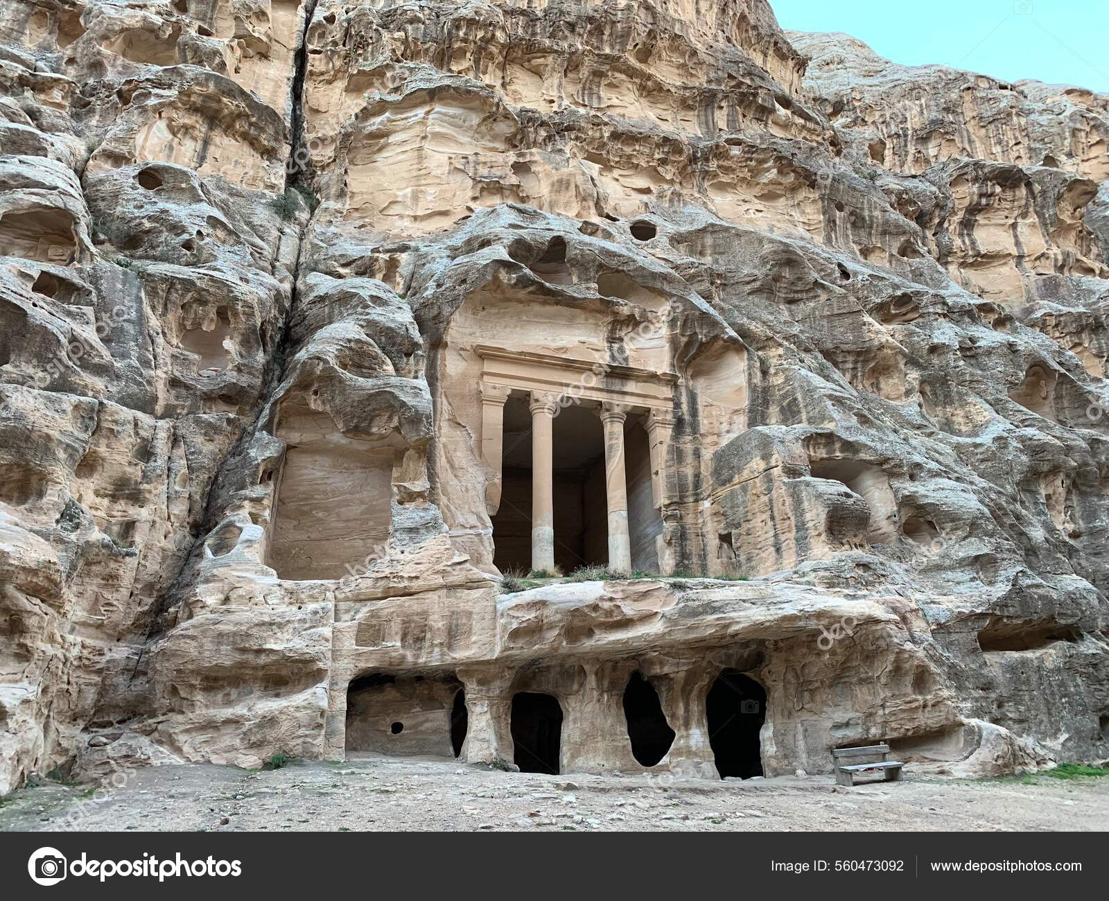 Ancient Ruins Petra Jordan Stock Photo by ©Tuchong-Microstock8 560473092