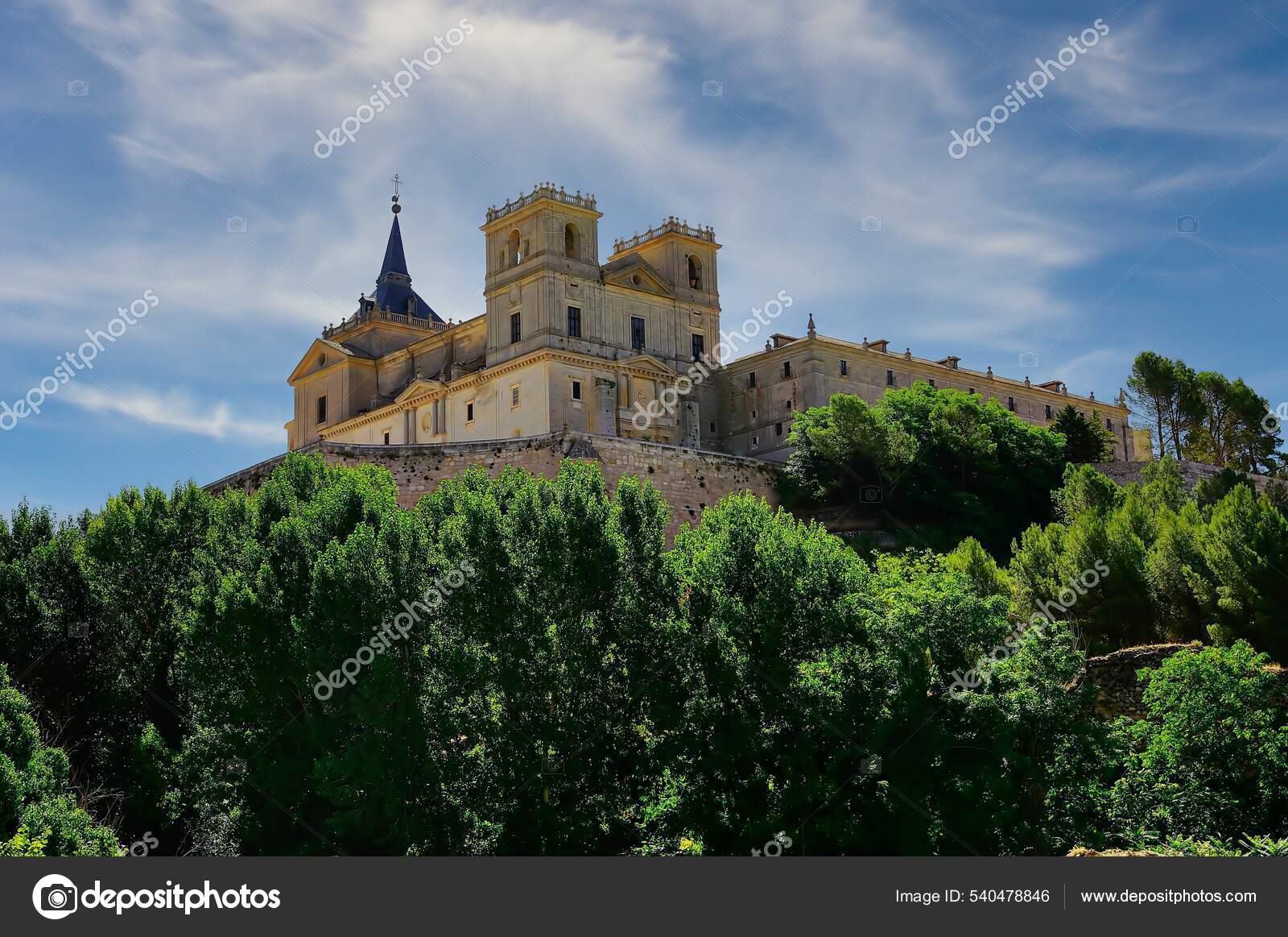 Monastery of Santiago de Ucles in Cuenca — Stock Photo © Agustin_Orduna ...