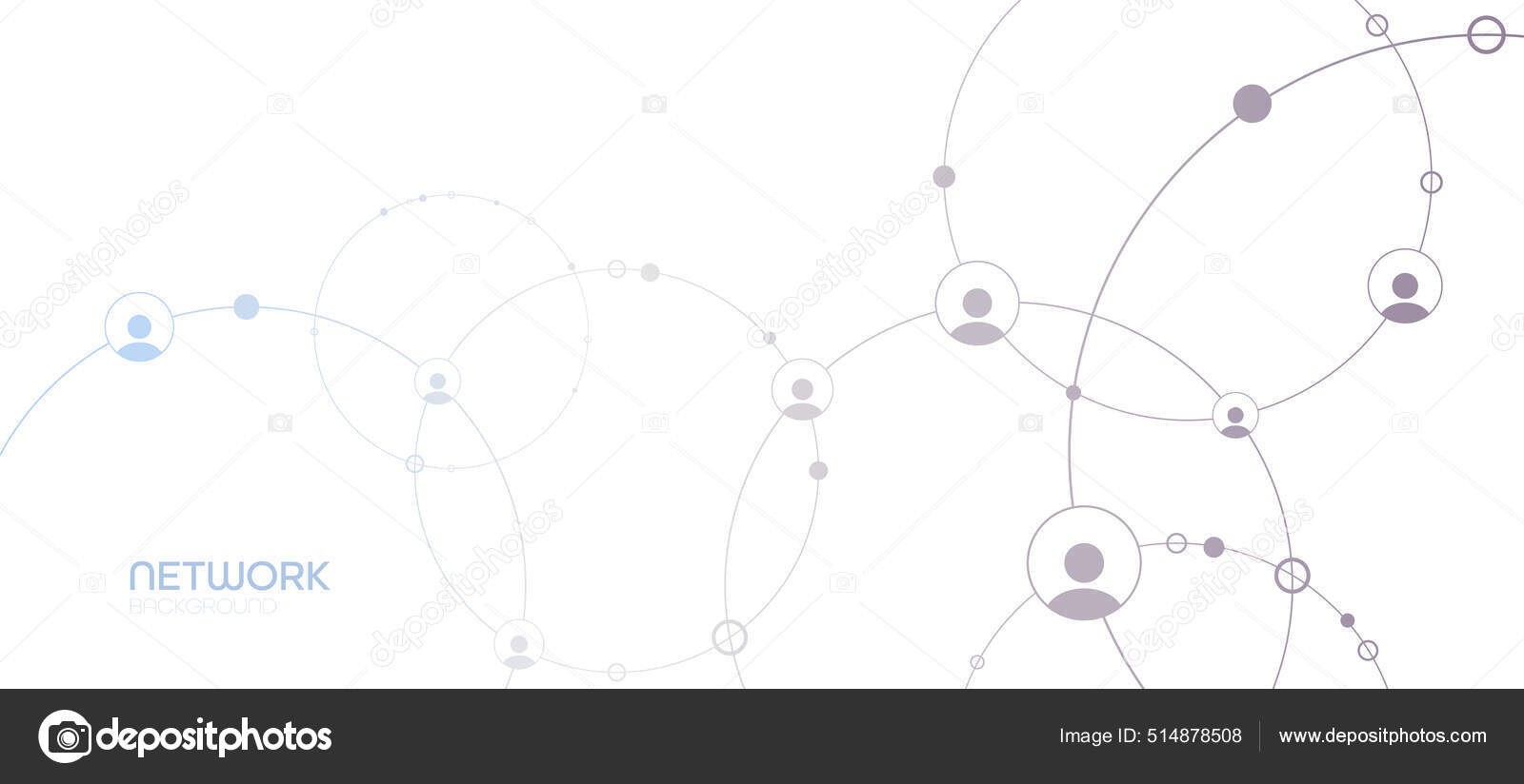 Network connection vector background. Stock Vector Image by ©Ket4up ...