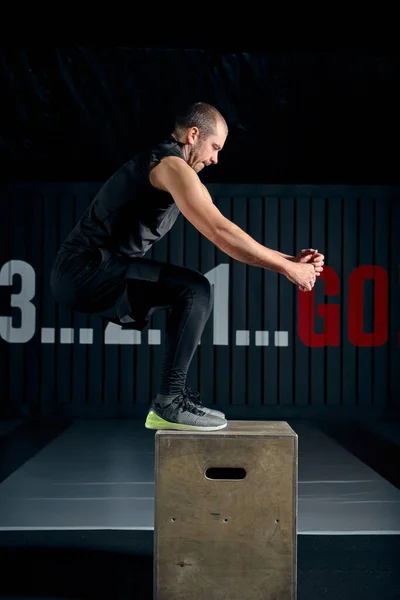 Jumping onto box Pictures, Jumping onto box Stock Photos & Images ...