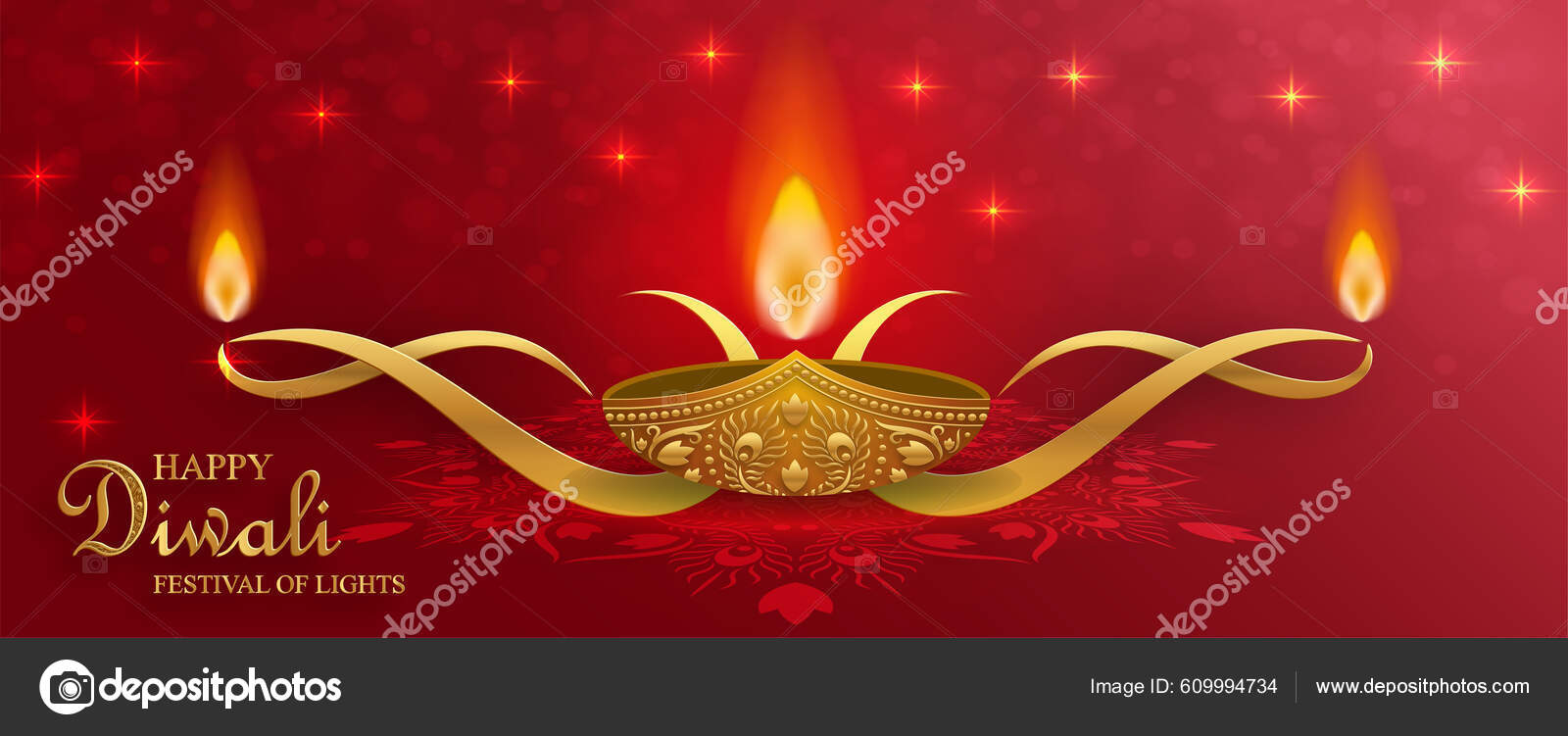 Diya Lamp Fire Lighting Diwali Deepavali Dipavali Indian Festival