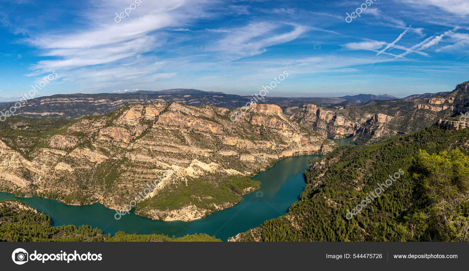 Chirel Castle Jucar River Cortes Pallas Located Ayora Cofrentes Valley ...