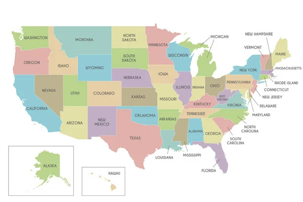 USA Map vector illustration. Editable and clearly labeled layers Stock ... USA Map vector illustration. Editable and clearly labeled layers Stock ...