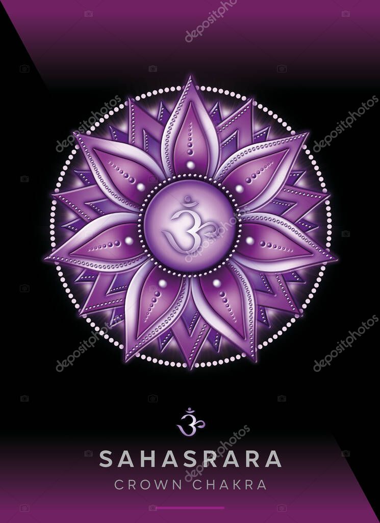 Símbolos de Chakra, Chakra Corona - SAHASRARA - Conocimiento ...