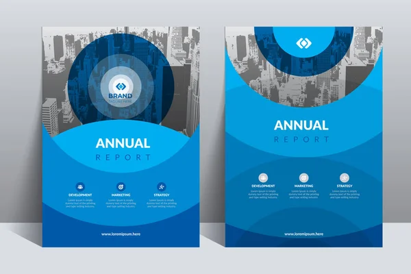 100,000 Blue report cover Vector Images | Depositphotos