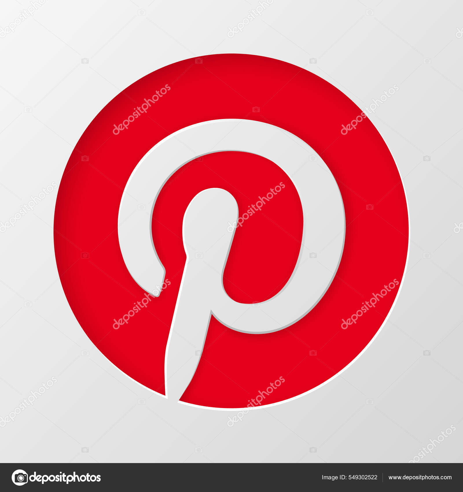 Pinterest Icon Vector Download