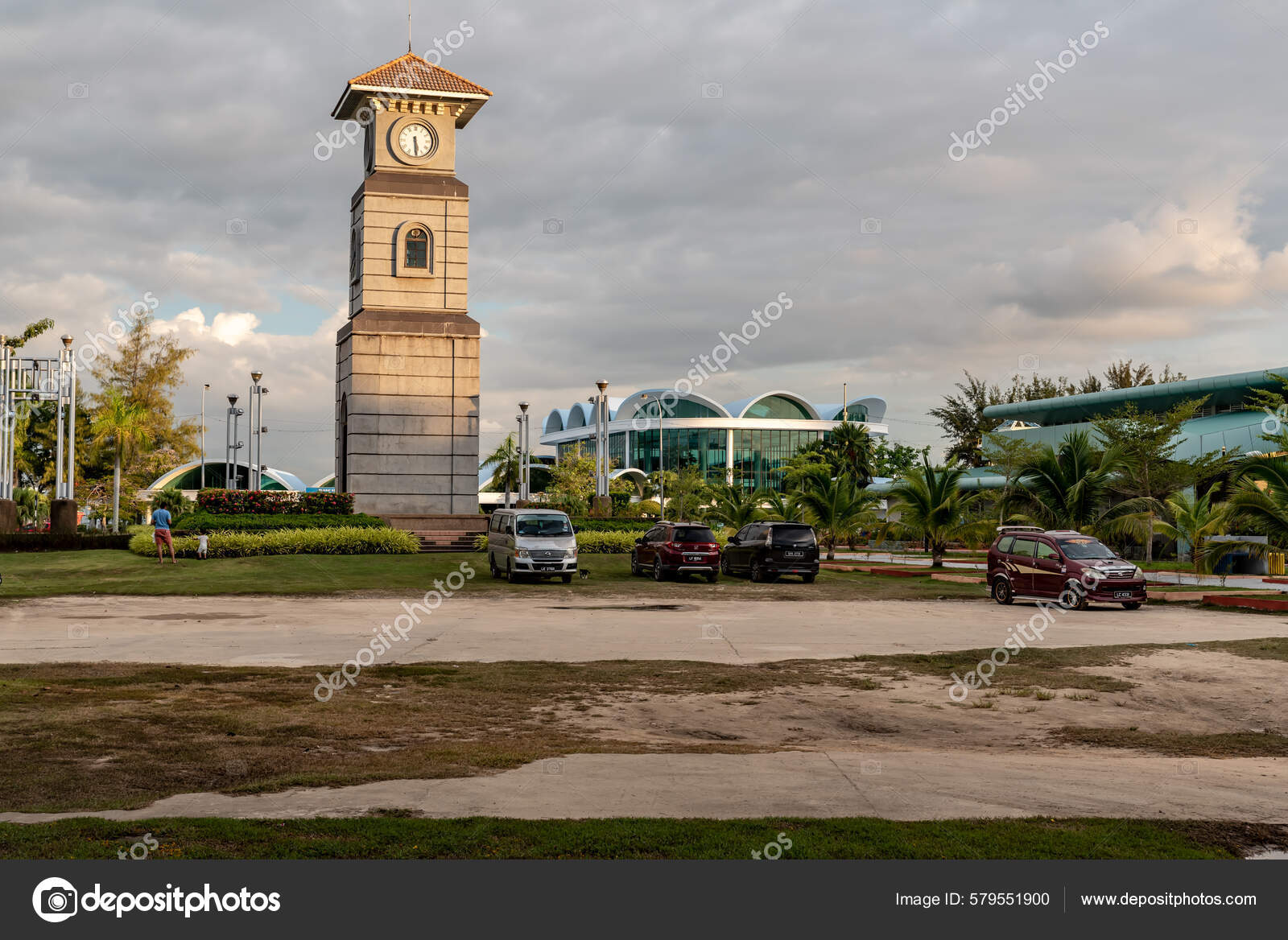 Labuan Malaysia June 2021 View Street Center City Labuan Island – Stock ...