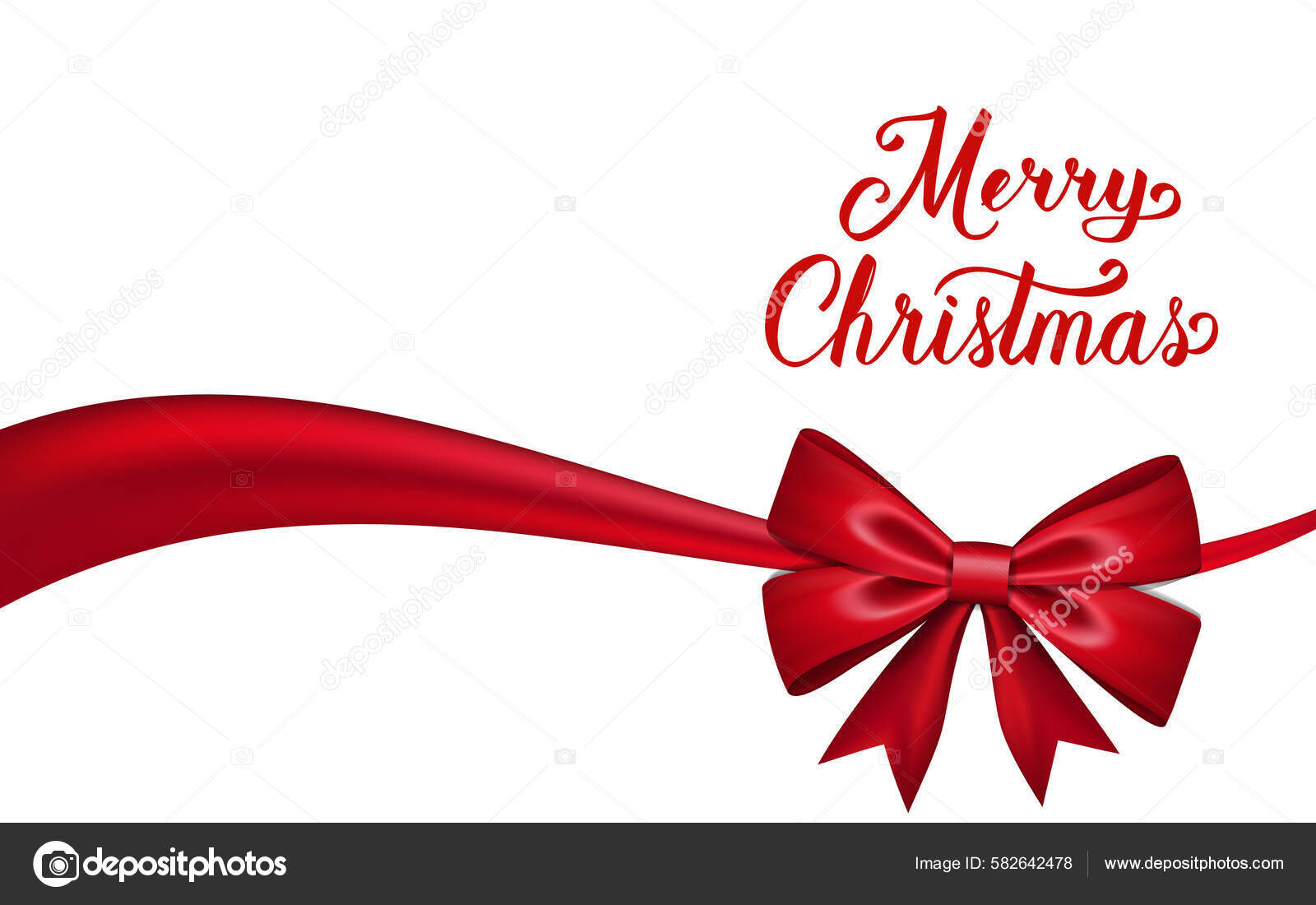 Feliz Navidad Fondo Letras Caligráficas Elegantes Rojas Aisladas Blanco ...