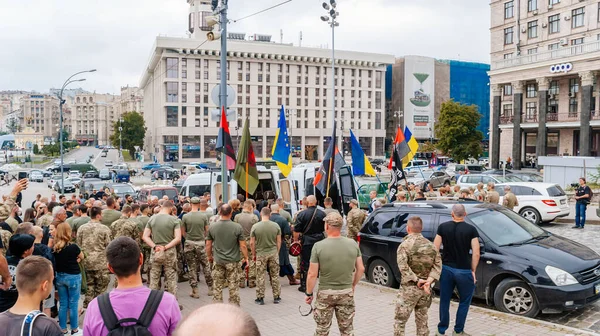 Kiev, Ukraine, 5 August 2022: farewell to the hero, solemn funeral and ...