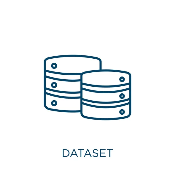 icono del conjunto de datos. Icono de contorno de conjunto de datos ...