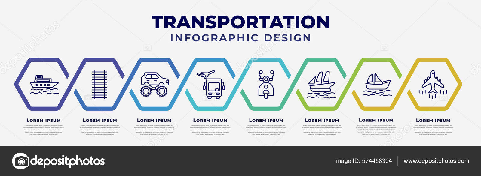 Vector Infographic Design Template Icons Options Steps Infographic ...