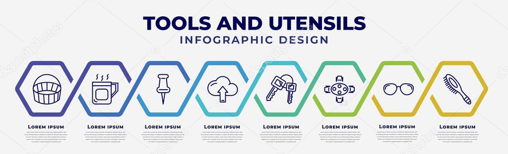 Infographics utensils Vector Art Stock Images | Depositphotos