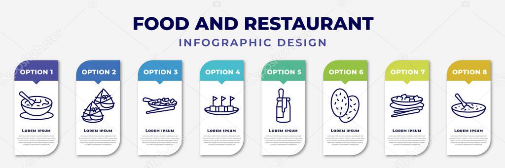 infographic template with icons and 8 options or steps. infographic for ...