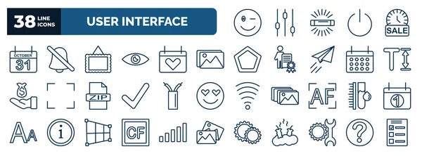 Set Signs Web Icons Outline Style Thin Line Icons Hotel Stock Vector Image by ©IconArt #574772418