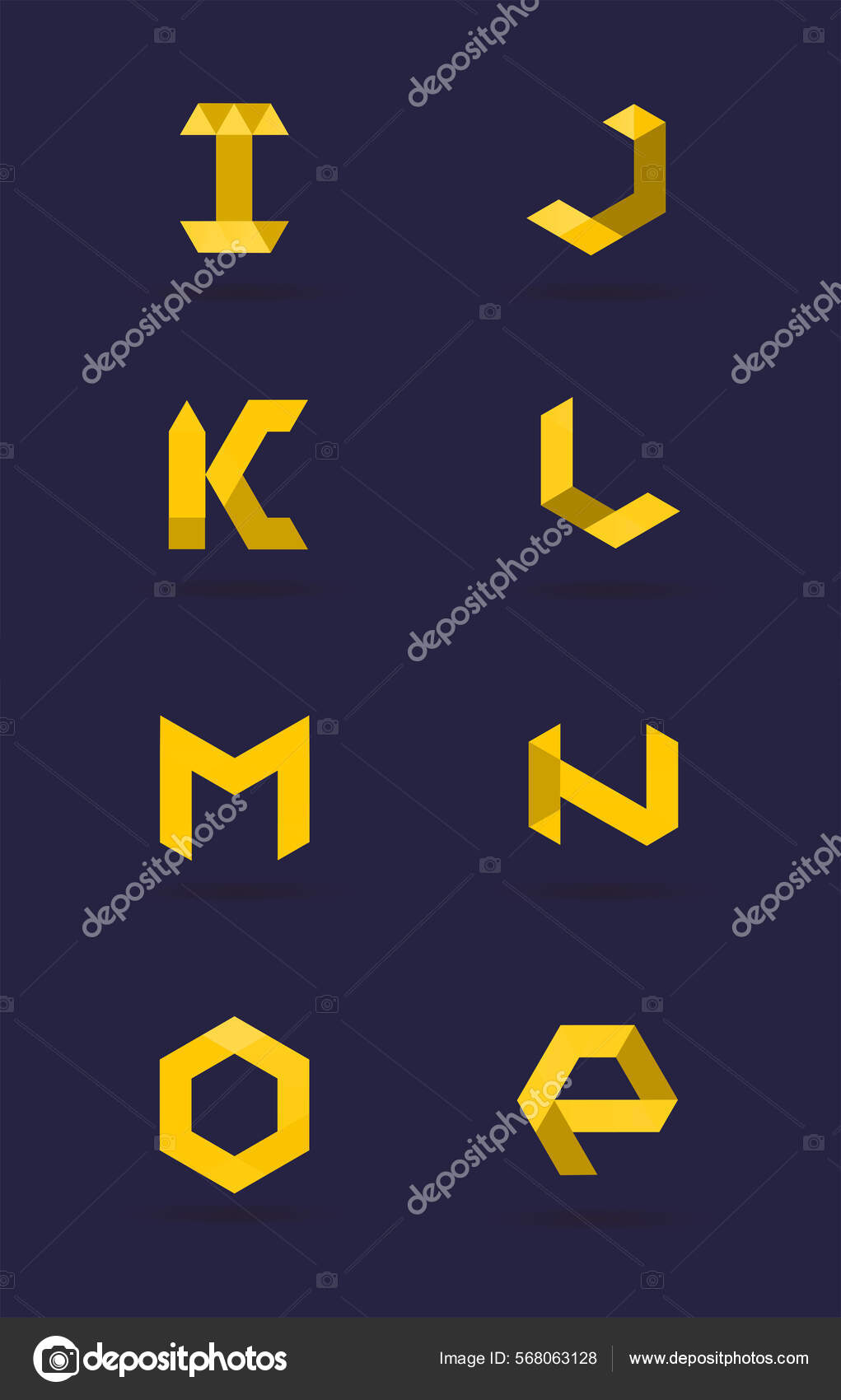 Distort Modern Alphabet Letters Multicolor Overlay Stylized Letter ...