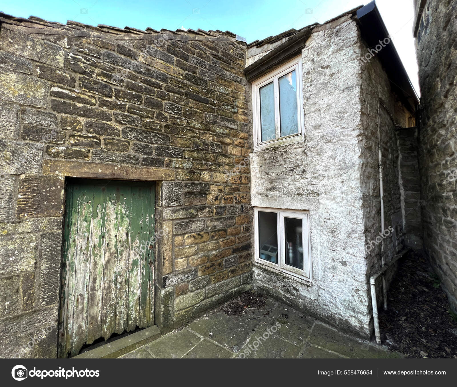 Old Stone Buildings Village Stanbury Bronte Countryside Haworth ...