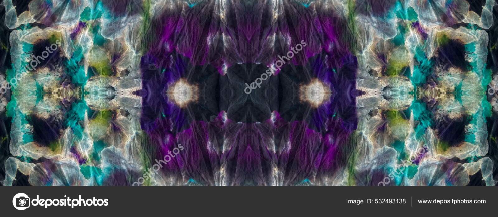 Wash Tie Dye Repeat Art Multi Color Tye Dye Blob — Stock Photo ...