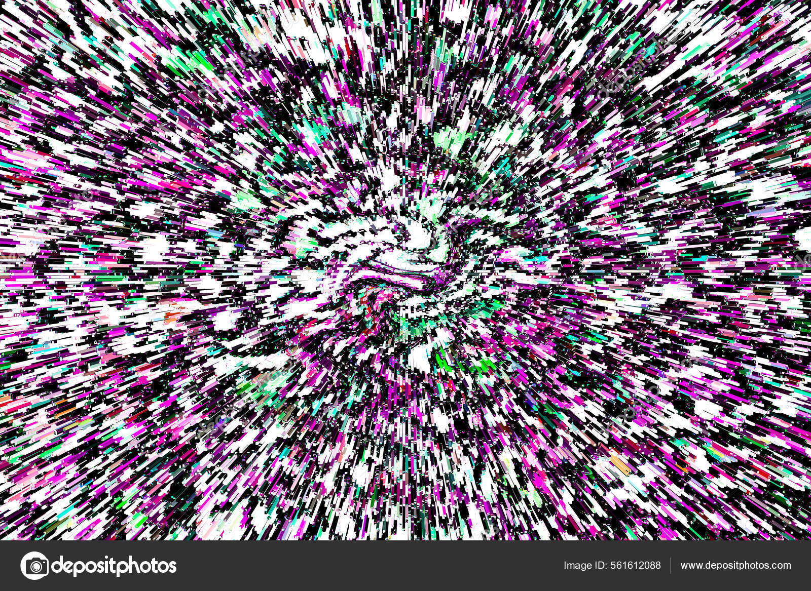 Colourful Simple Abstract Background Wavy Effect Stipple Effect ...