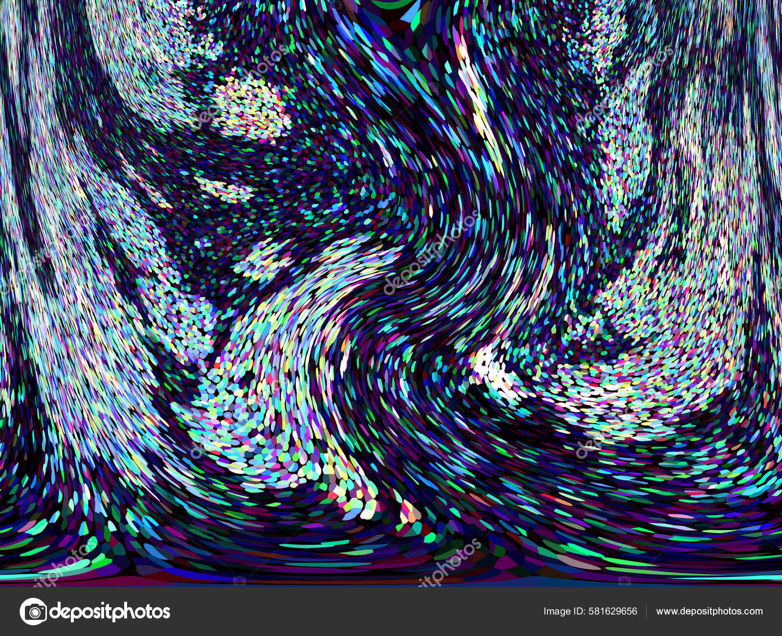 Colourful Simple Abstract Background Wavy Effect Stipple Effect ...