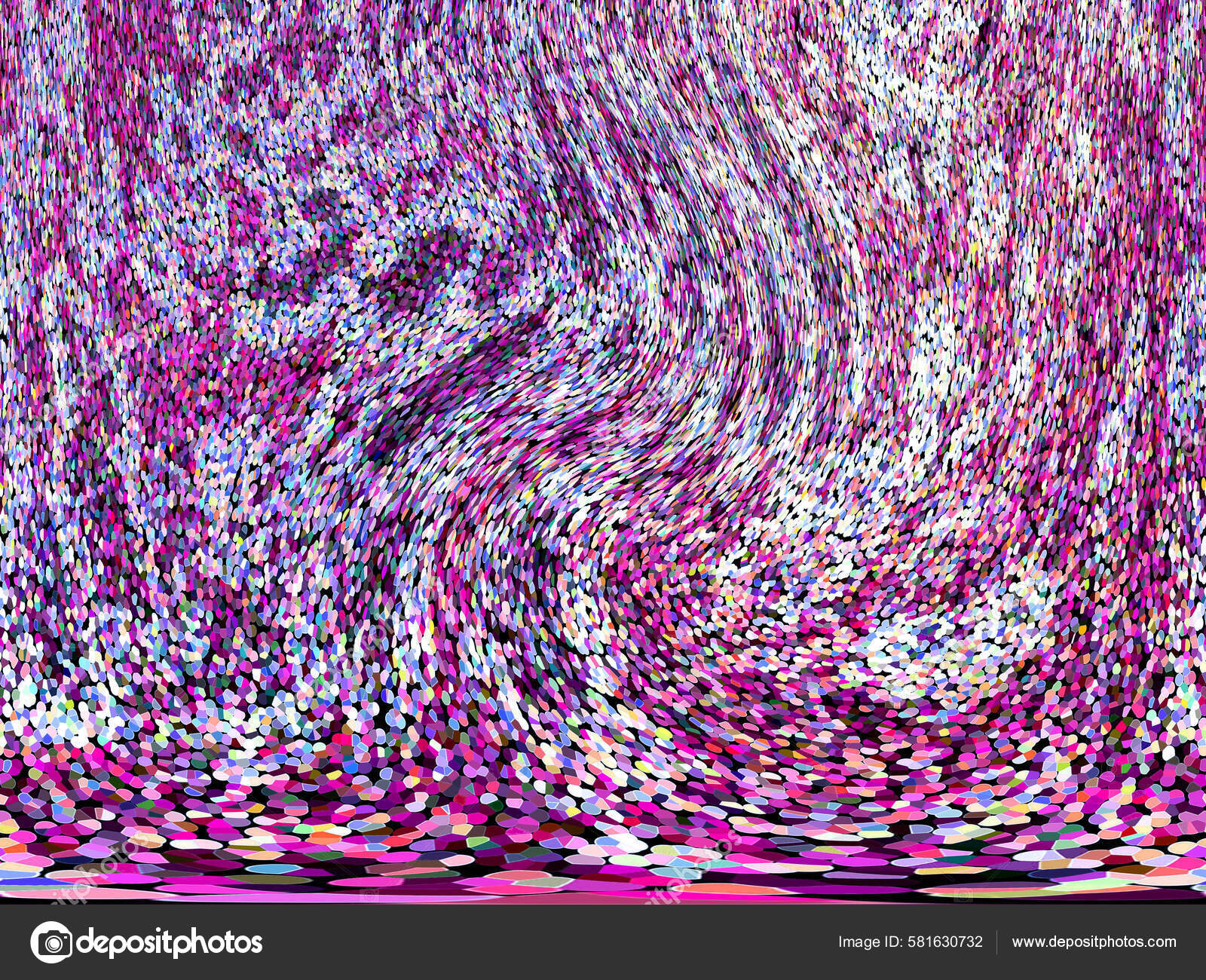 Colourful Simple Abstract Background Wavy Effect Stipple Effect ...