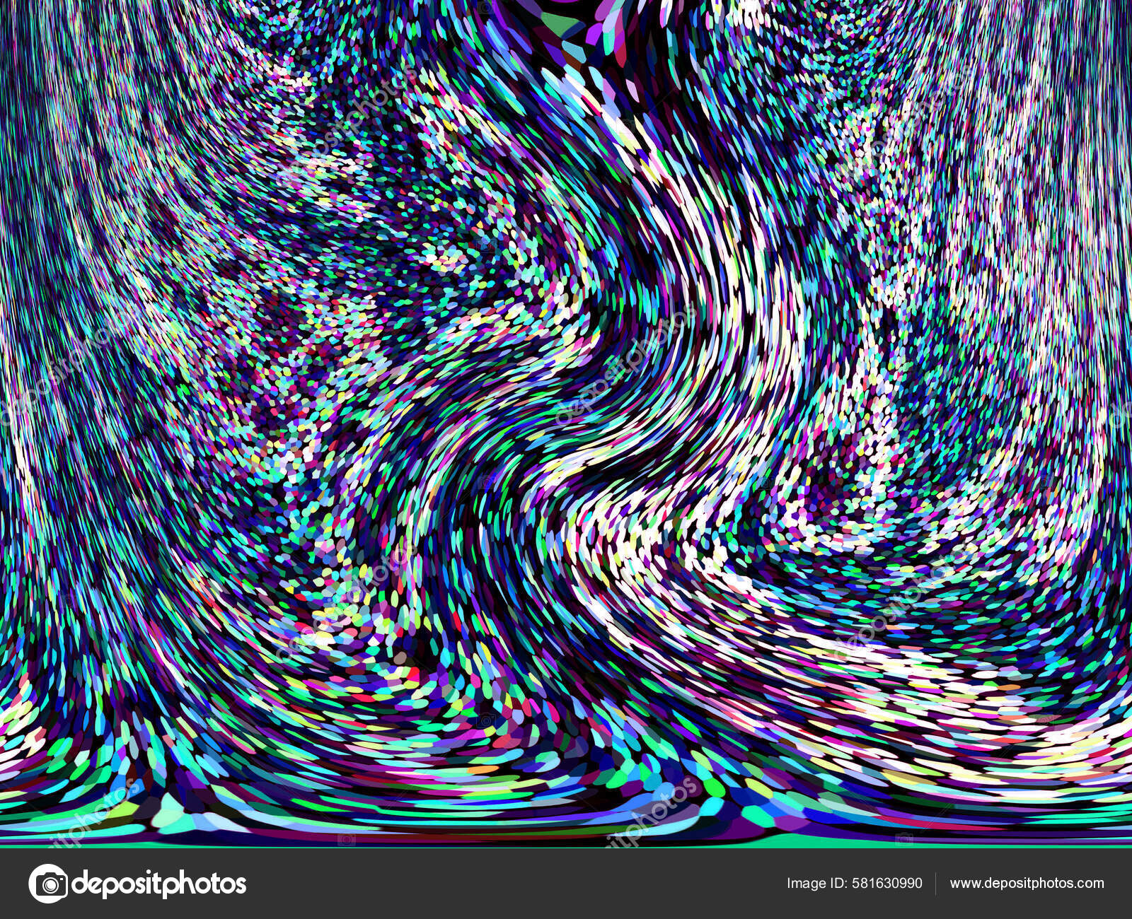 Colourful Simple Abstract Background Wavy Effect Stipple Effect ...