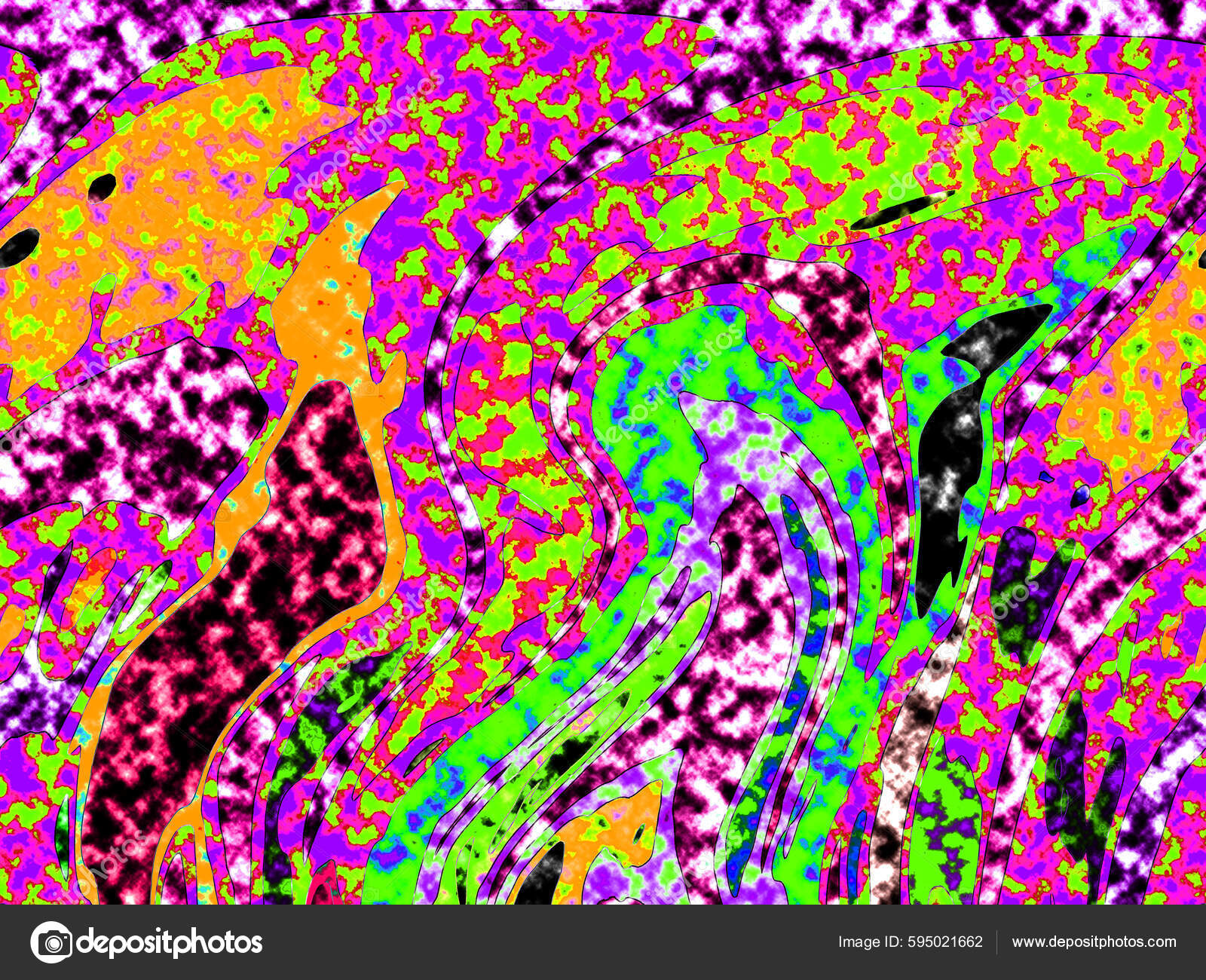 Ilustración Diseño Moderno Figuras Geométricas Línea Bloque Color Arte ...